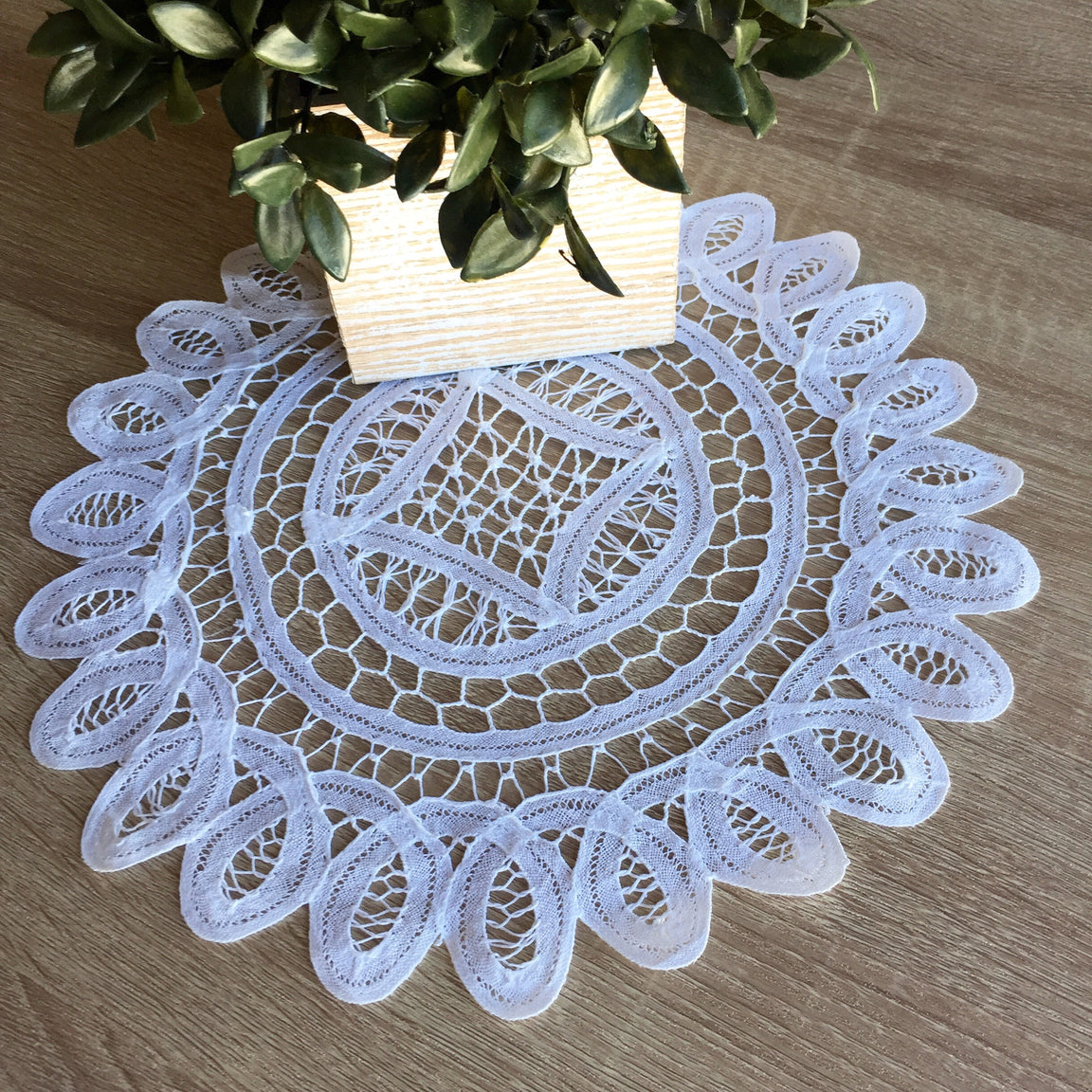 Doilies | Hand Made Cotton and Linen Lace Crochet Doily — Accent Linens